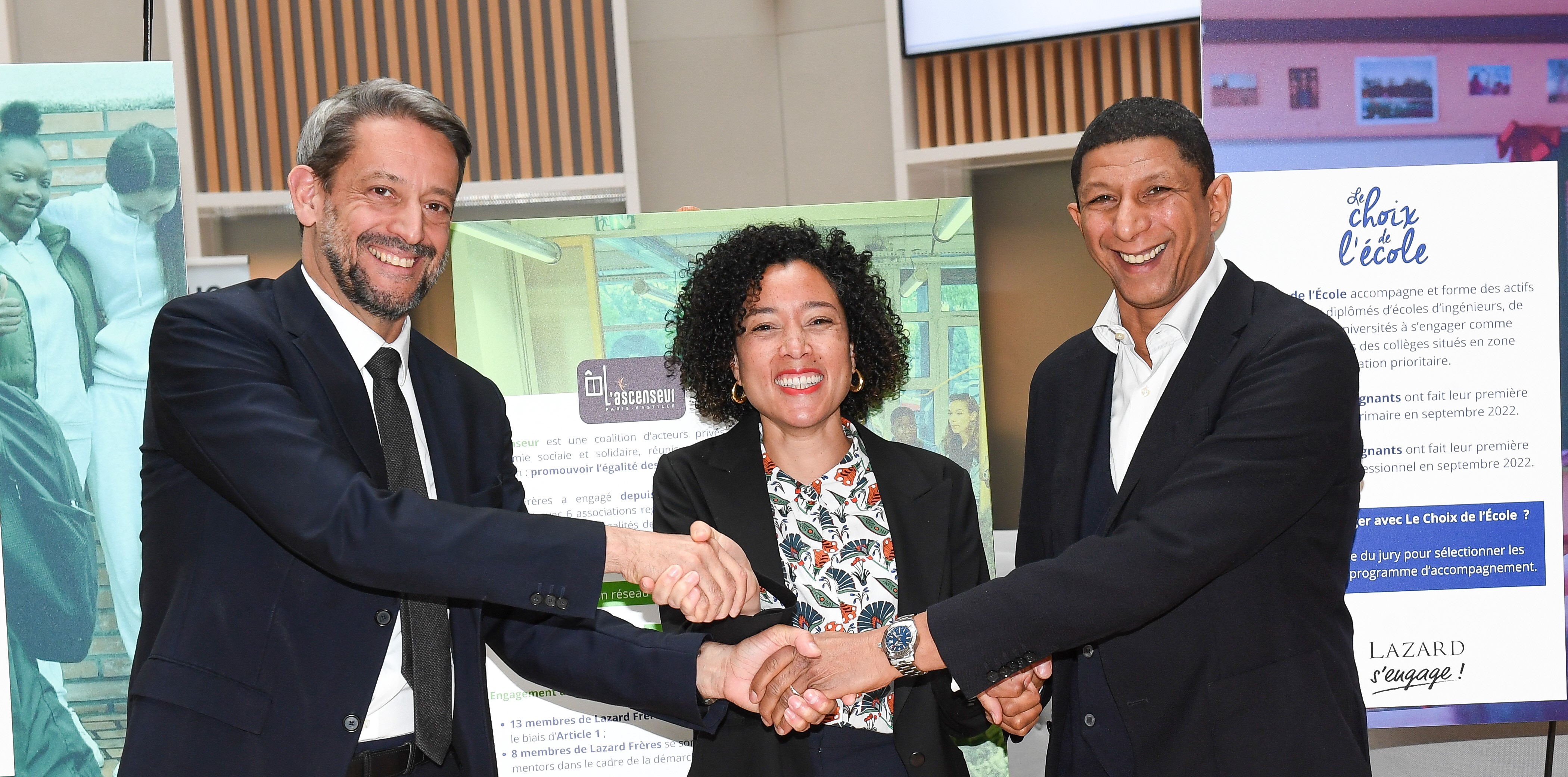Lazard Frères renouvelle son partenariat avec L'Ascenseur en faveur de ...